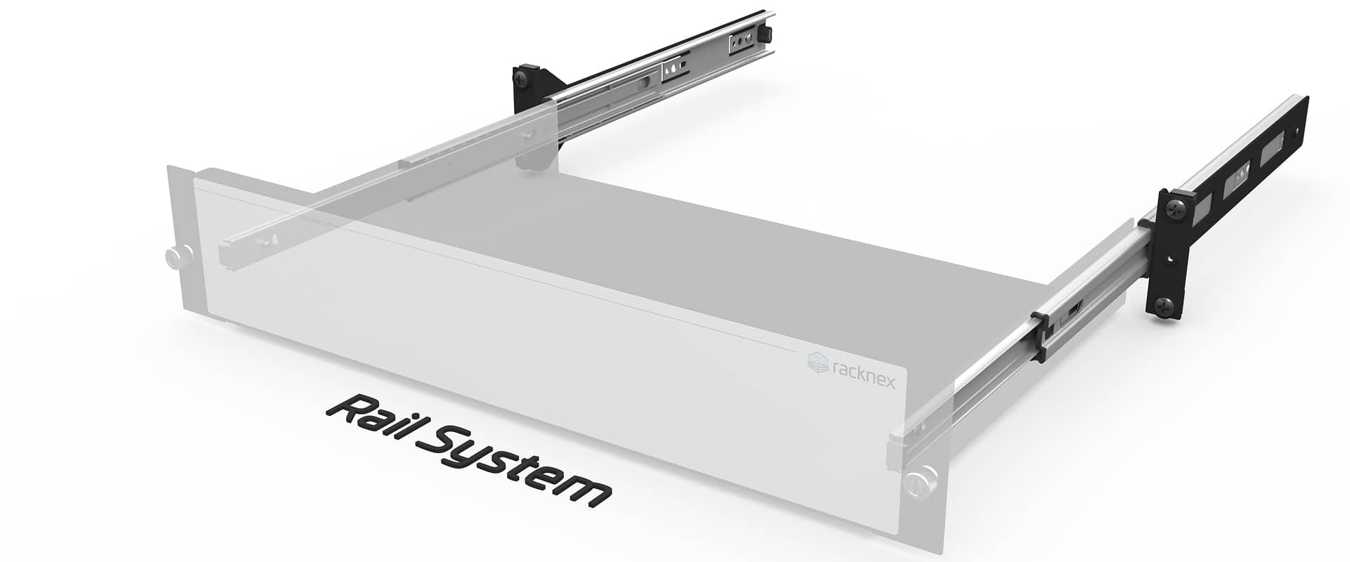 zr-rak-003 - Système de rails | Rallonge de rail 300 mm